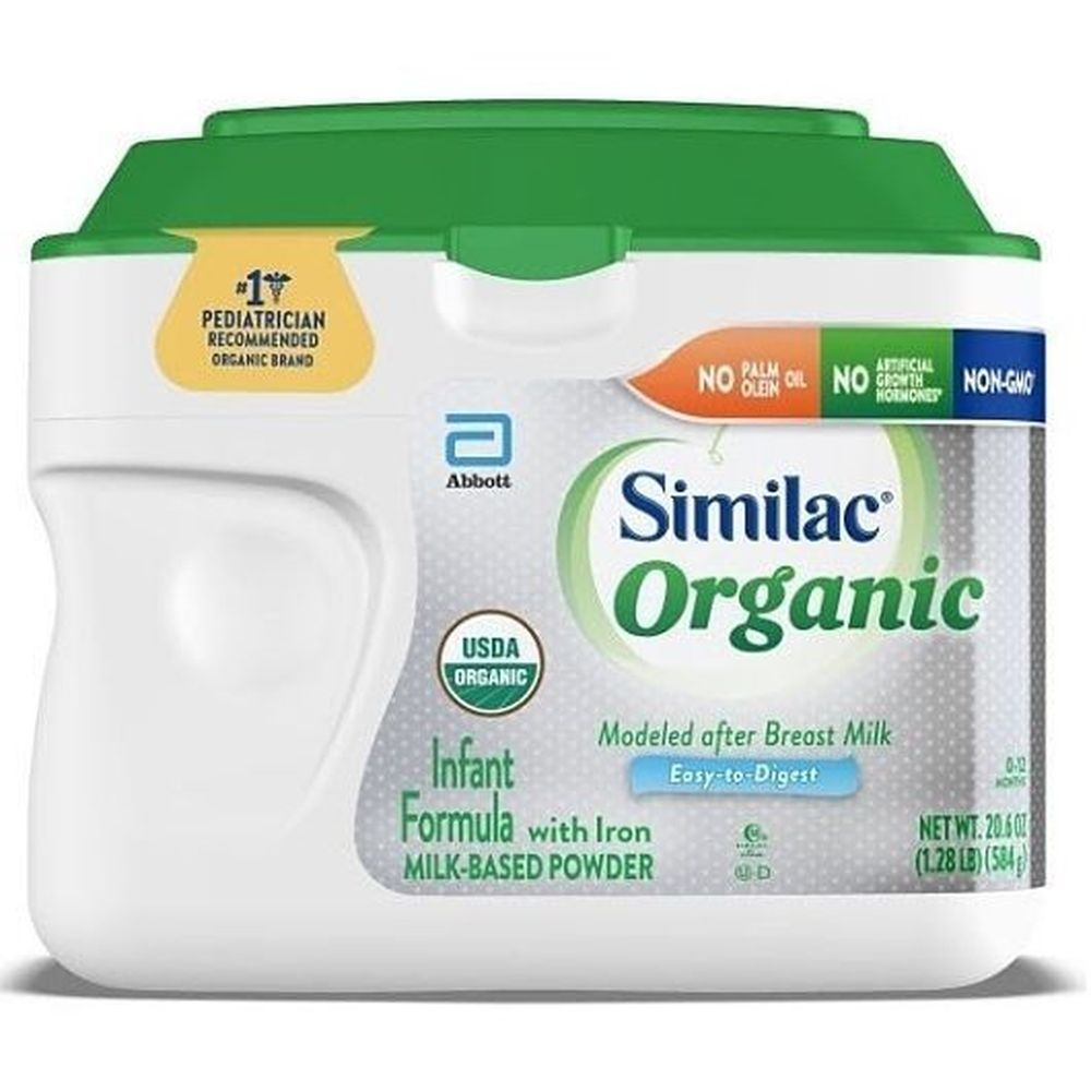 Similac Organic Non Gmo Milk Based Powder Infant Formula with Iron, 20. ...