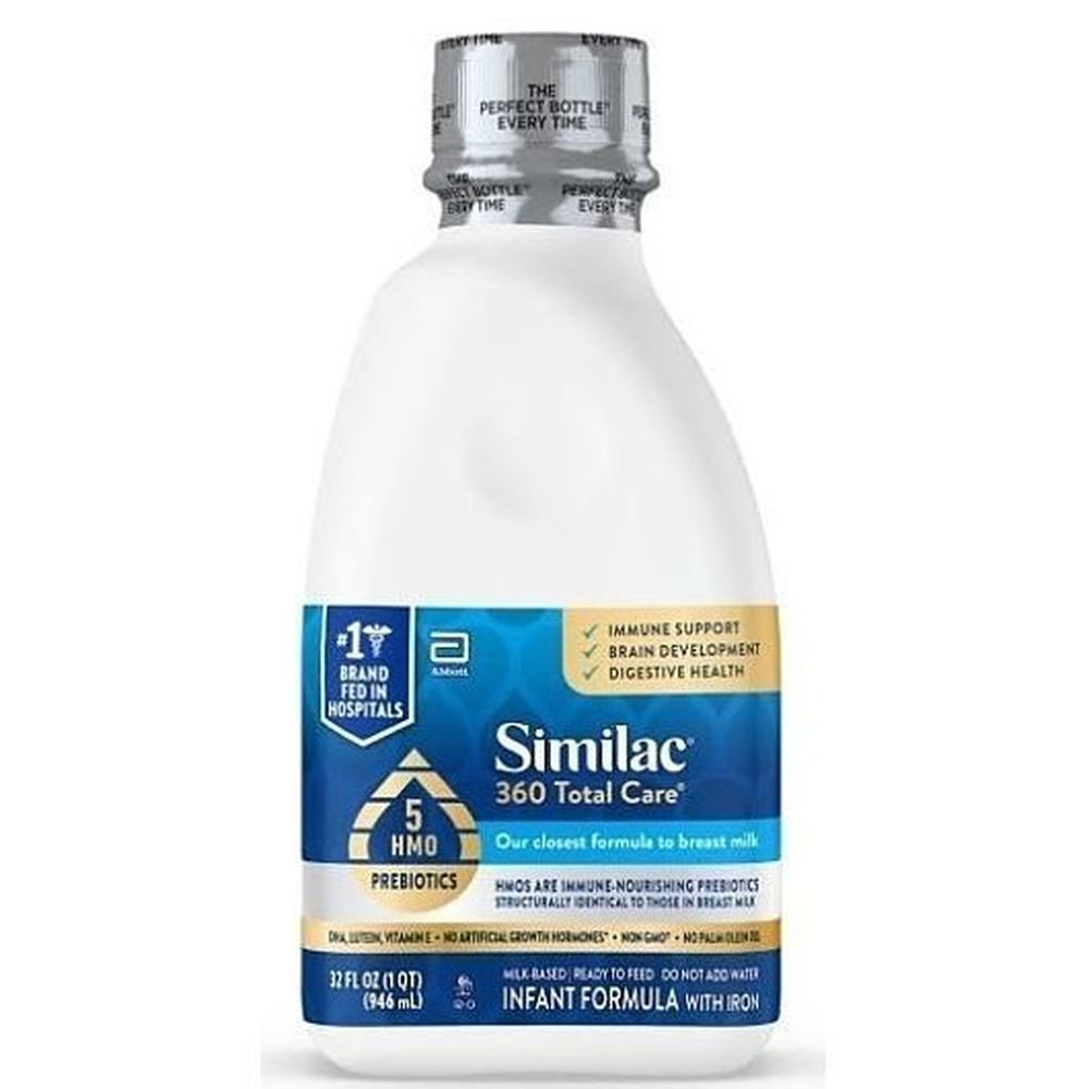 Similac 360 Total Care Non Gmo Milk Based Ready To Feed Liquid Infant ...
