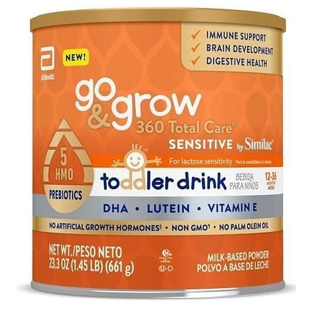 Similac Go and Grow 360 Total Care Sensitive Milk Based Powder, 23.3 ...