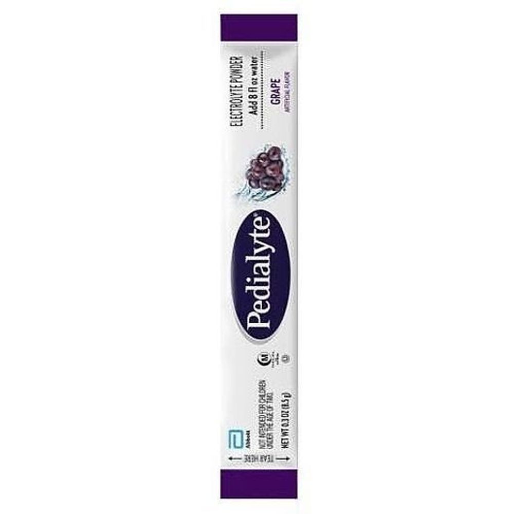 Pedialyte Grape Electrolyte Powder, 1.2 Ounce -- 6 per case