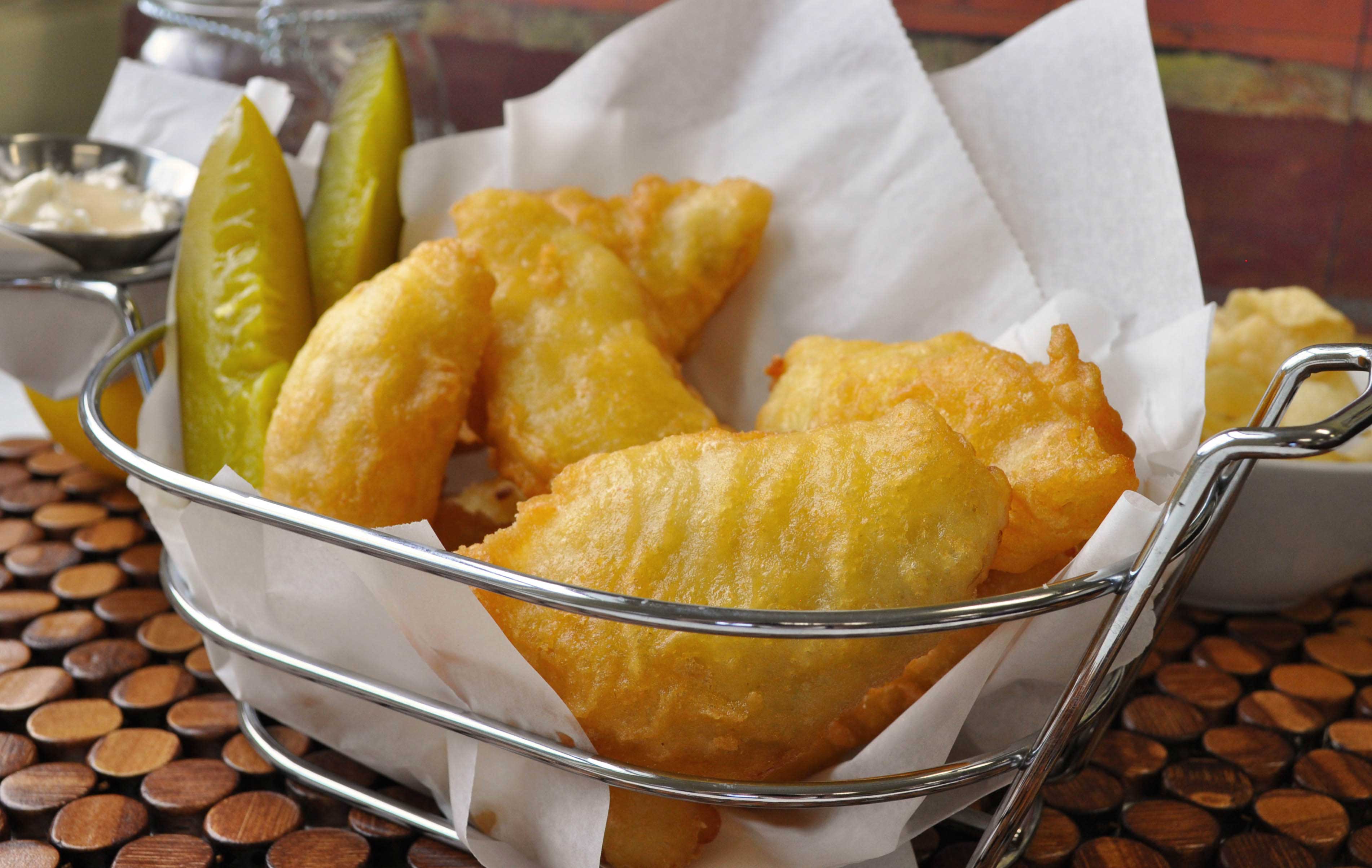Singleton Natural Hand Cut Beer Battered Cod Fillet, 10 Pound.