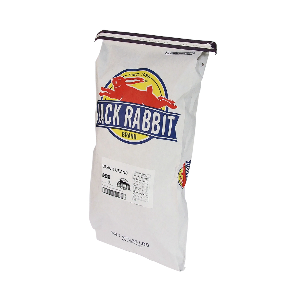 Jack Rabbit Prewashed Black Beans Case | FoodServiceDirect