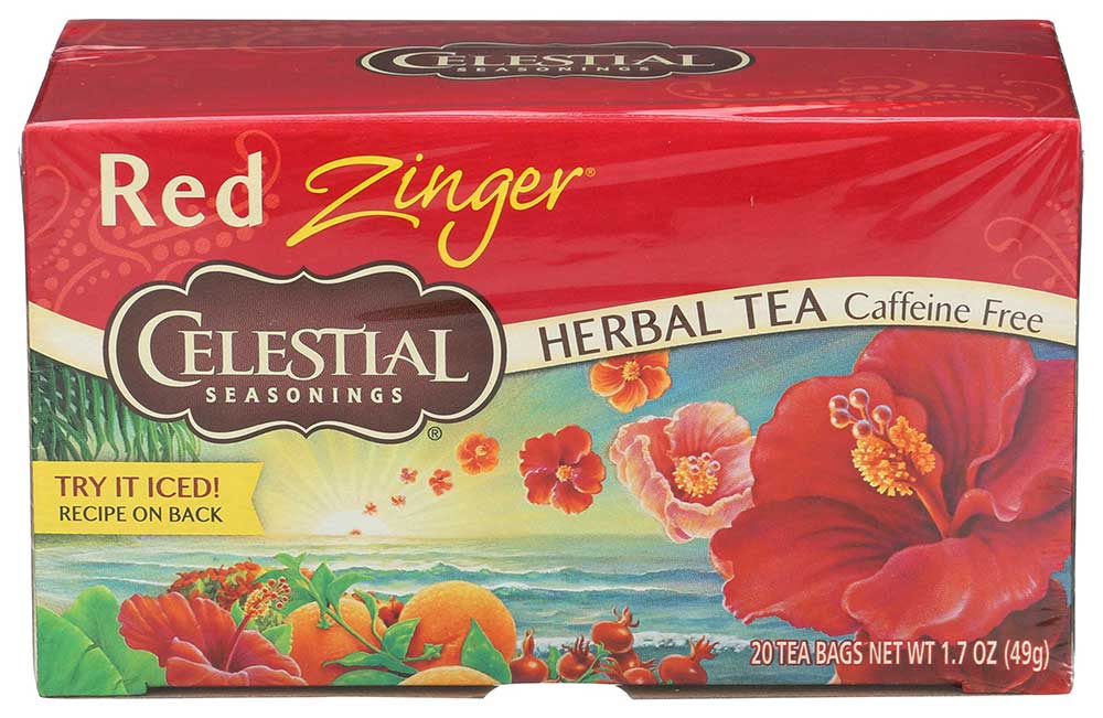 Celestial Red Zinger Herbal Tea Case | FoodServiceDirect