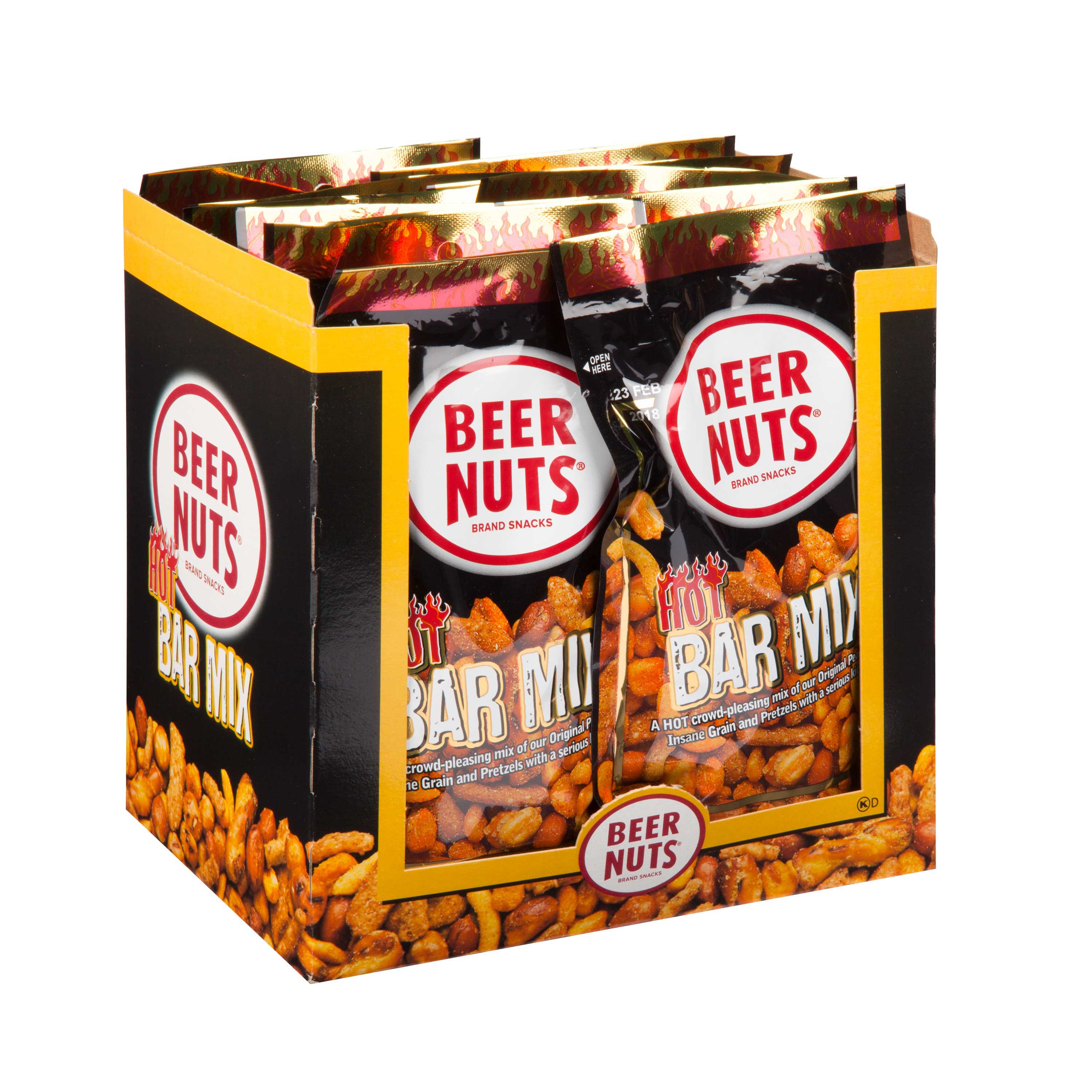 Beer Nuts Hot Bar Mix - Value Pack Bag Case | FoodServiceDirect