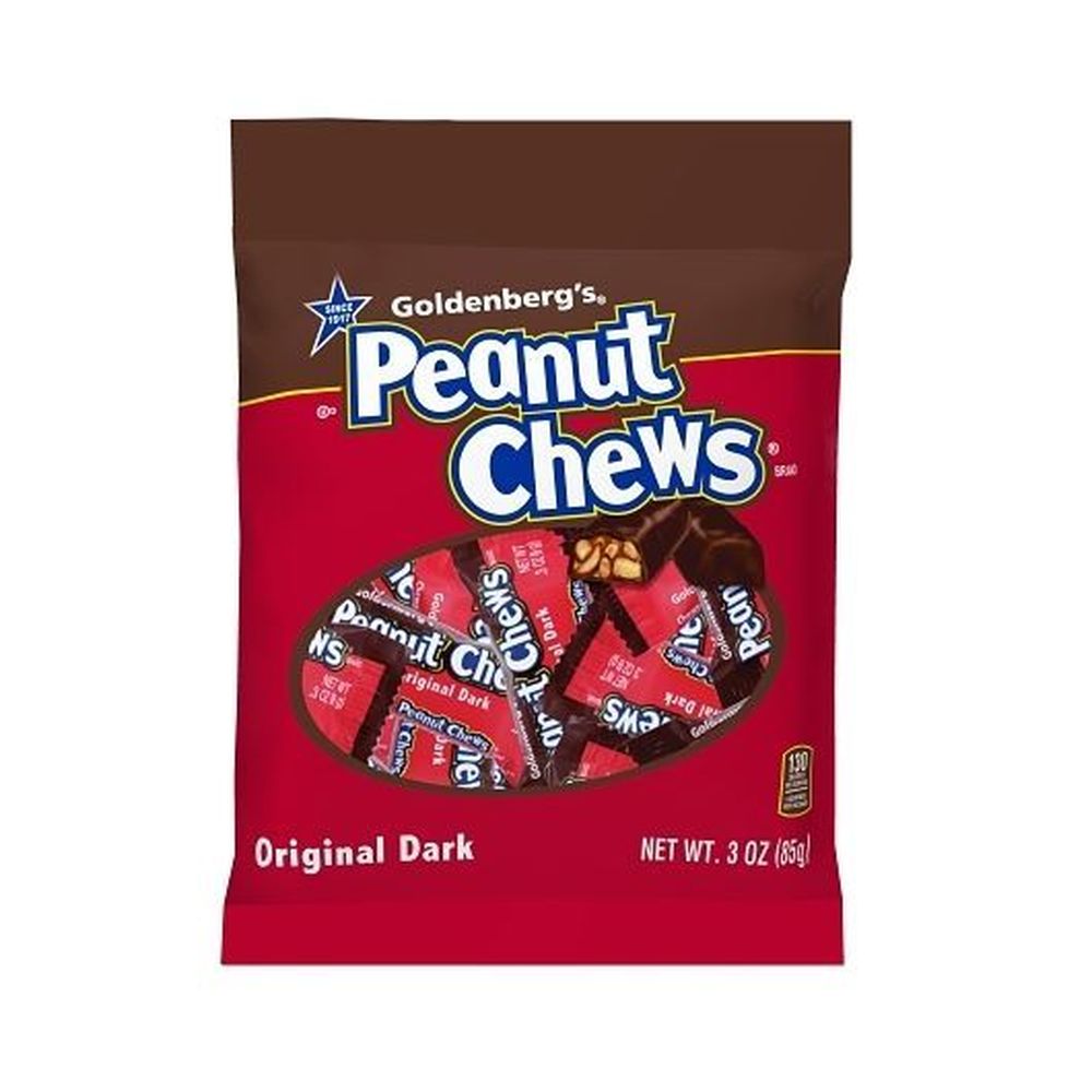 Peanut Chews - Original Dark Chocolate Covered, 3 Ounce -- 12 per case