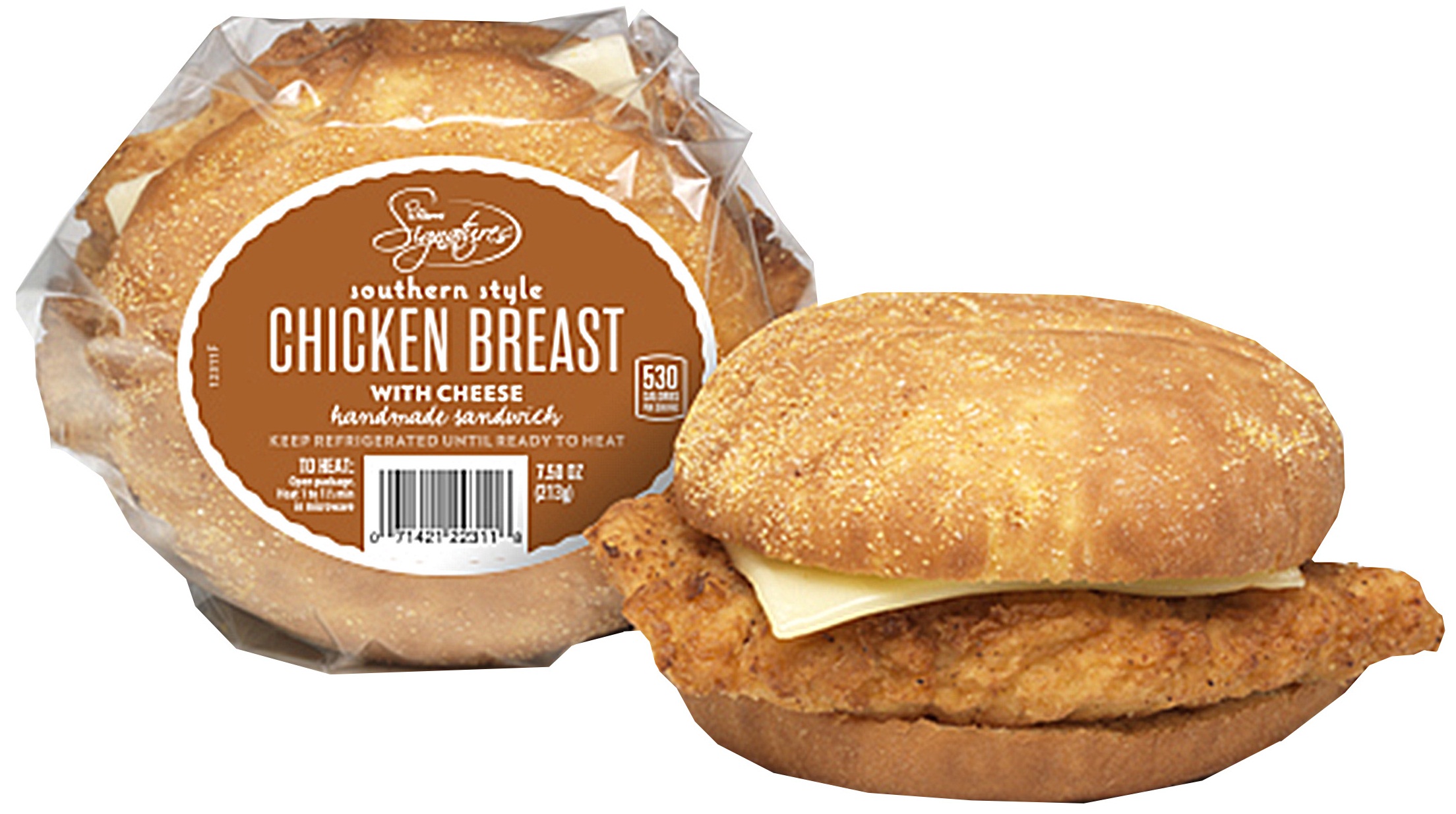 Pierre Signature Breaded Chicken and Cheese Sandwich Case ...
