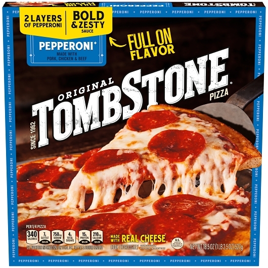 Tombstone 12 inch Pepperoni Pizza, 18.5 Ounce -- 12 per case