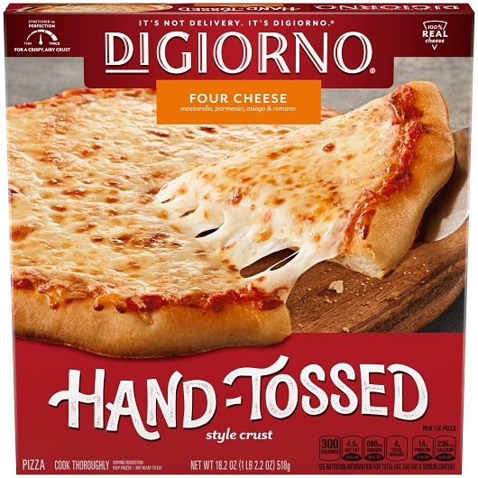 Digiorno Hand Tossed Style Crust Four Cheese Pizza, 18.2 Ounce -- 12 ...