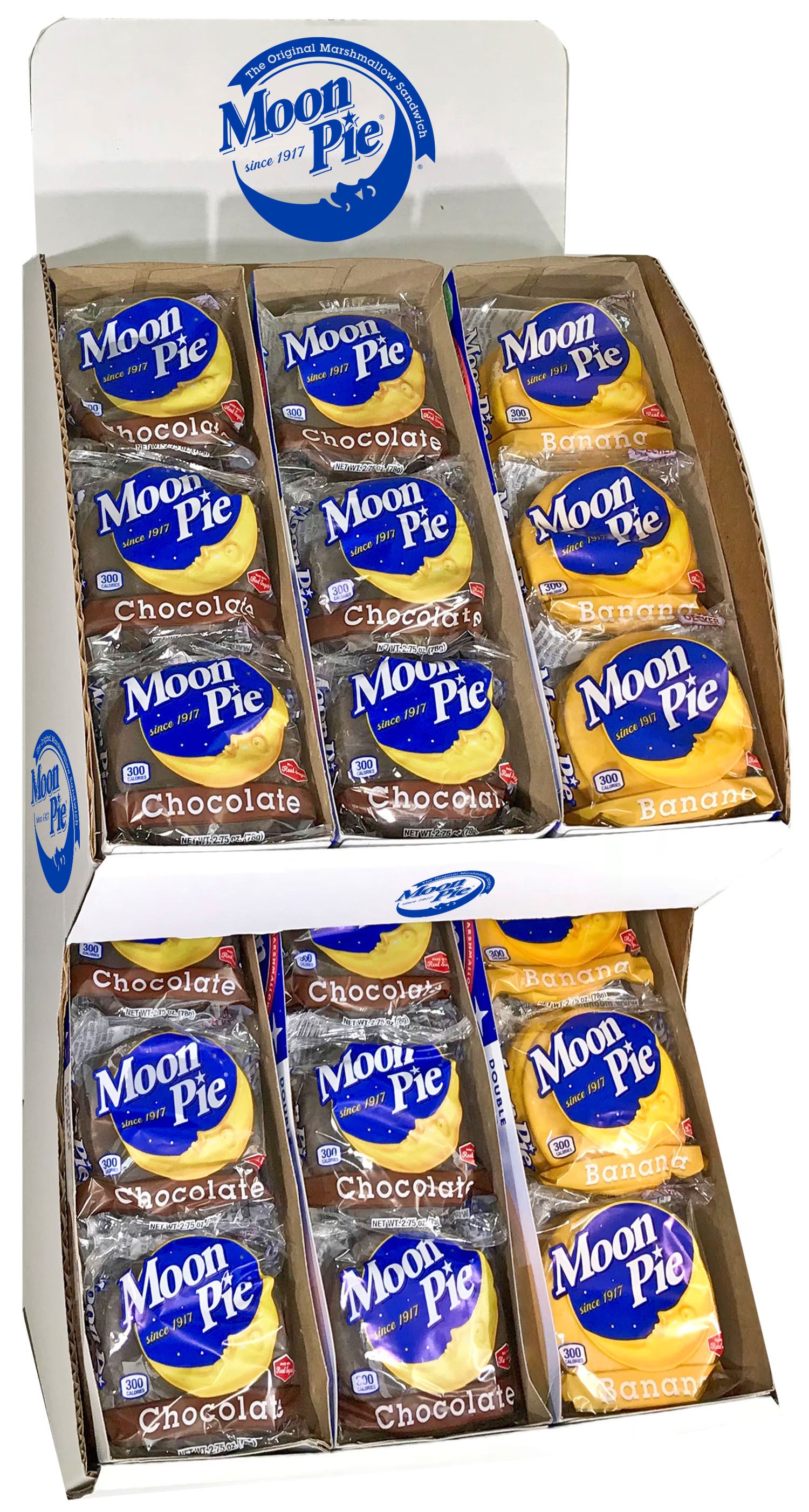 Moonpie Double Decker Chocolate Banana MoonPie - Powerwing Display ...