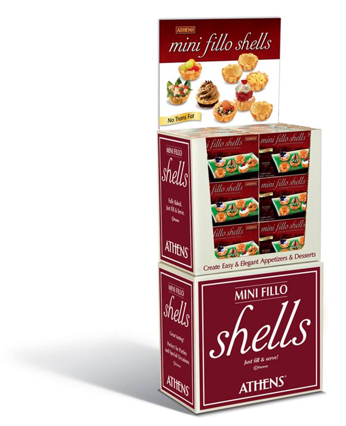 Athens Mini Fillo Shell Dough - 15 per pack -- 60 packs per case ...