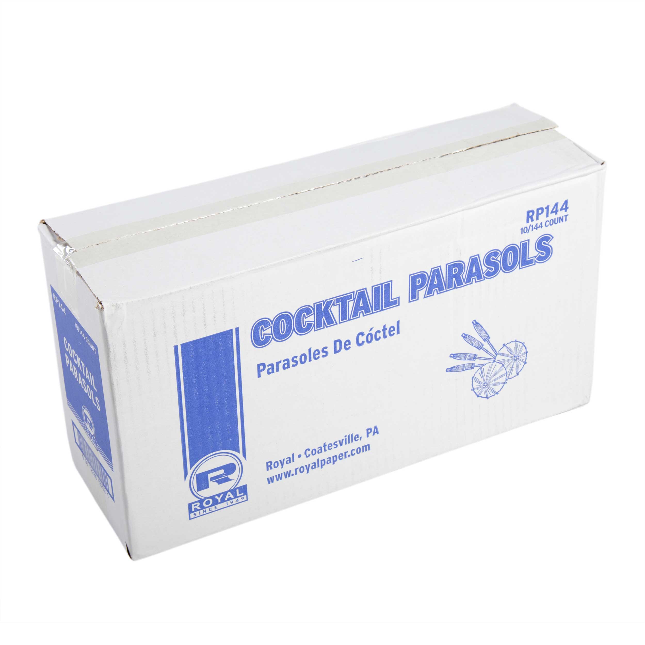 Royal Cocktail Parasol Pick, 144 count per pack -- 50 per case.