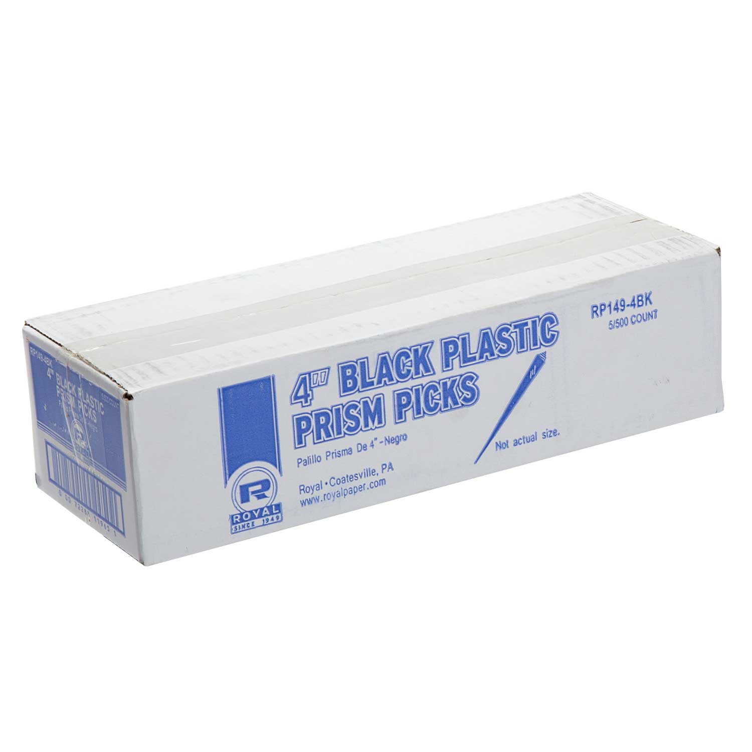 Royal Prism Pick, 500 count per pack -- 5 per case.