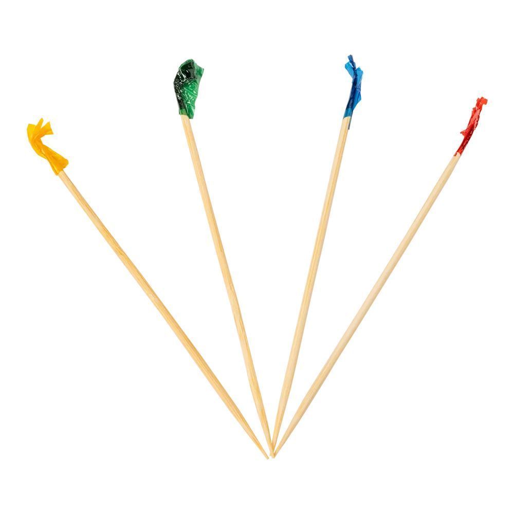AmerCareRoyal Bamboo Assorted Club Frill Toothpick, 4 inch -- 10000 per ...