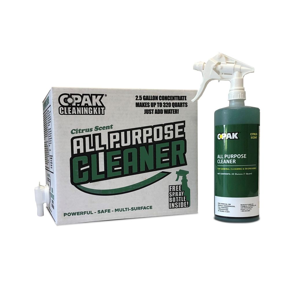 Chemical Dynamics C Pak Citrus Scent All Purpose Cleaning Kit, 2.5 ...
