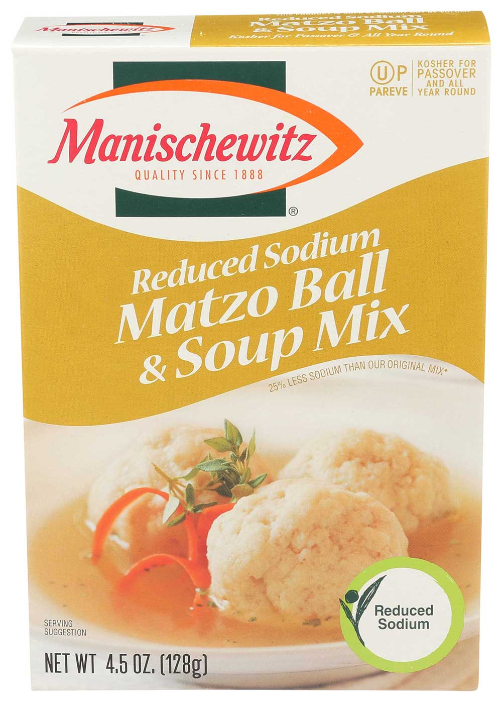Manischewitz Reduced Sodium Matzo Ball Soup Mix | FoodServiceDirect