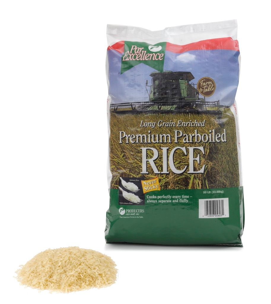 Producers Rice Parexcellence Parboiled Rice Bag, 50 Pound