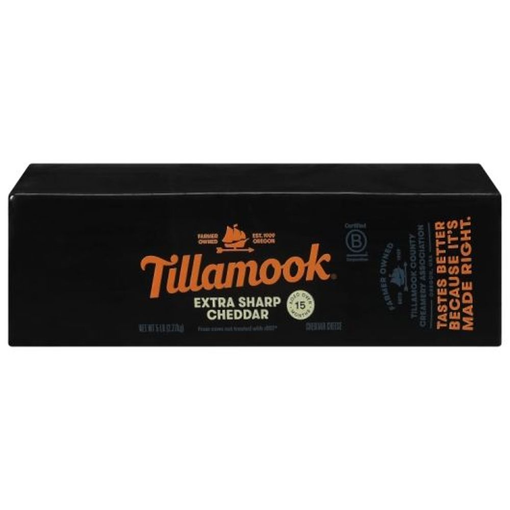 Tillamook Reserve Extra Sharp Cheddar Cheese Case | FoodServiceDirect