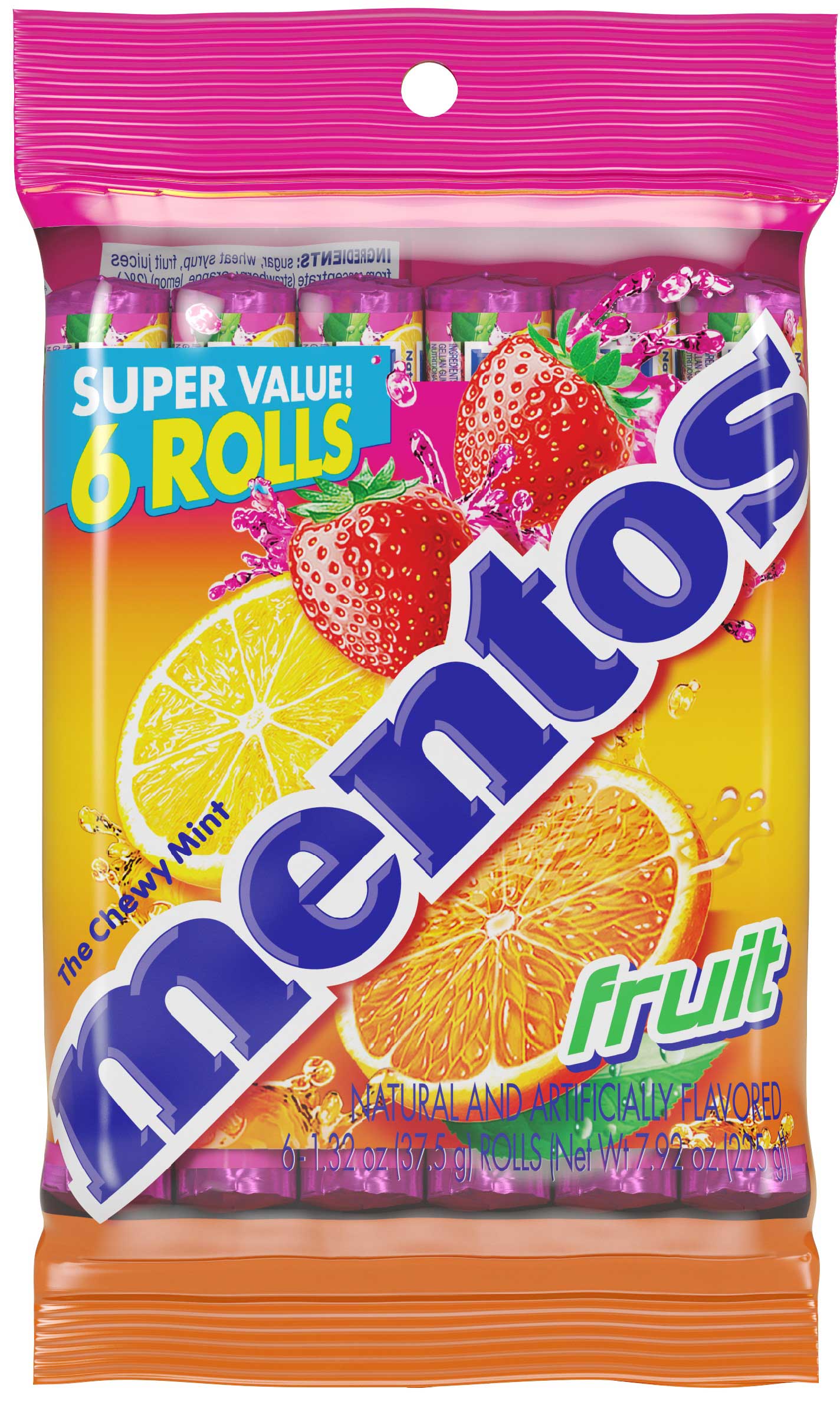 mentos fruit candy