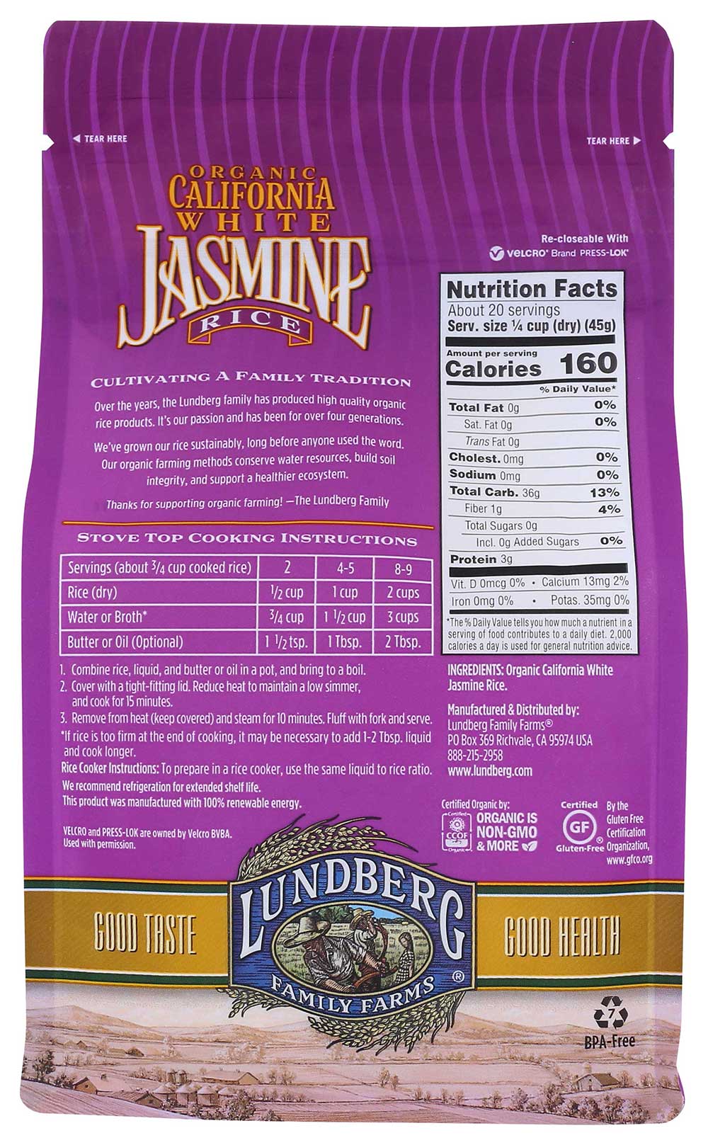how to cook lundberg jasmine rice