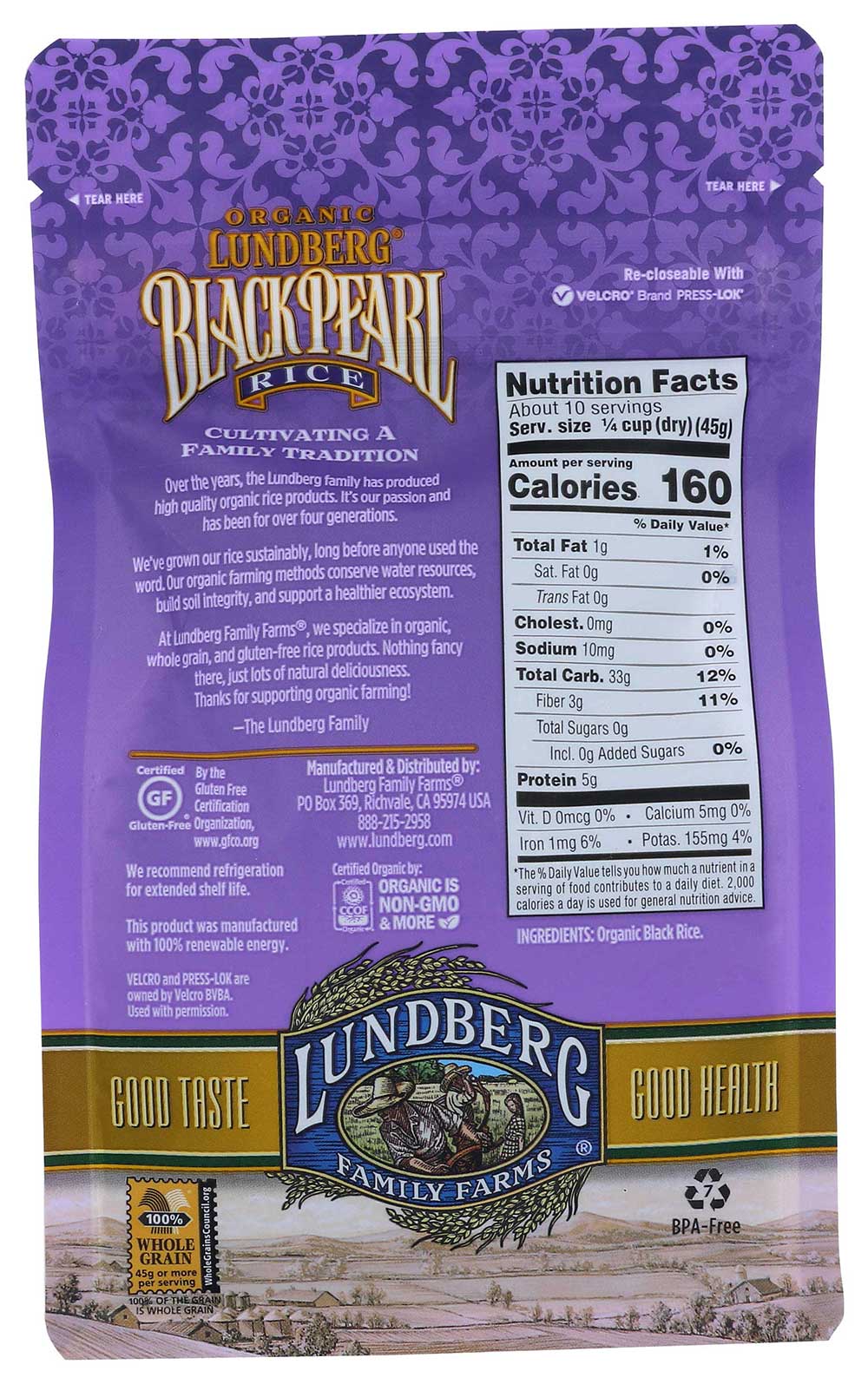 how to cook lundberg black pearl rice