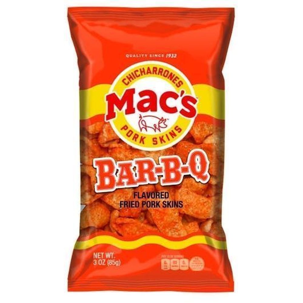 Macs Bbq Fried Pork Skins, 3 Ounce -- 12 per case | FoodServiceDirect ...