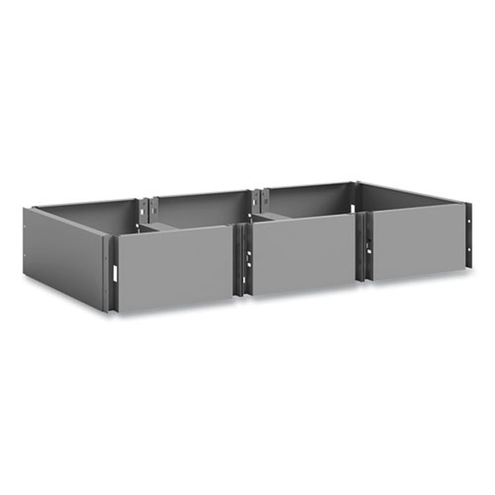 Safco Gray Triple Continuous Metal Locker Base Addition, 35 x 16 x 5.75 ...