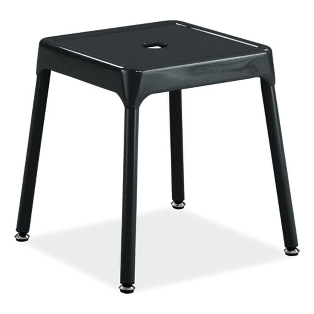 Safco 15 to 15.5 inch Seat Height Black Seat and Base Backless Steel ...
