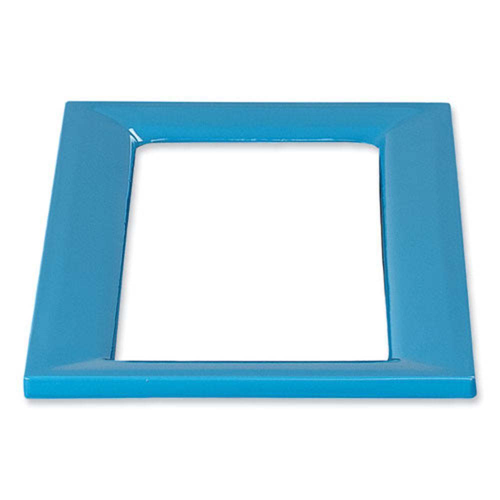 Safco Blue Mixx Recycling Center Receptacle Lid Only, 9.87 x 19.87 x 0. ...