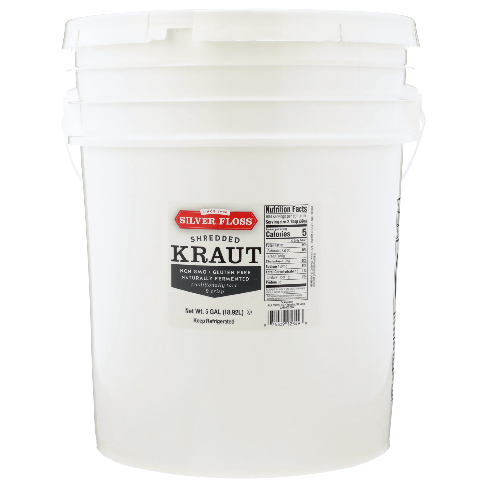 Silver Floss Sauerkraut Fresh Krrrrisp Kraut | FoodServiceDirect