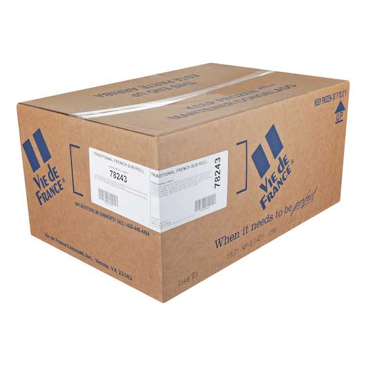 Vie De France Soft French 8 inch Sub Roll, 4 Ounce -- 64 per case