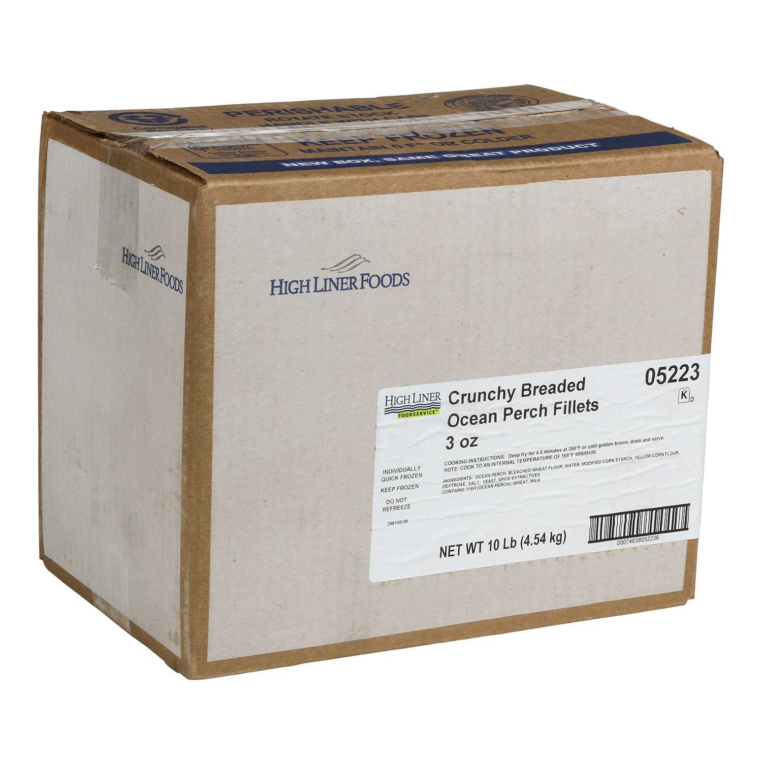 Highliner Foods Crunchy Breaded Ocean Perch Fillets | FoodServiceDirect