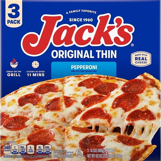 how long to cook jacks pizza