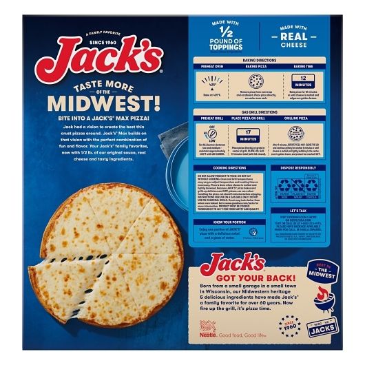 how long to cook jacks frozen pizza