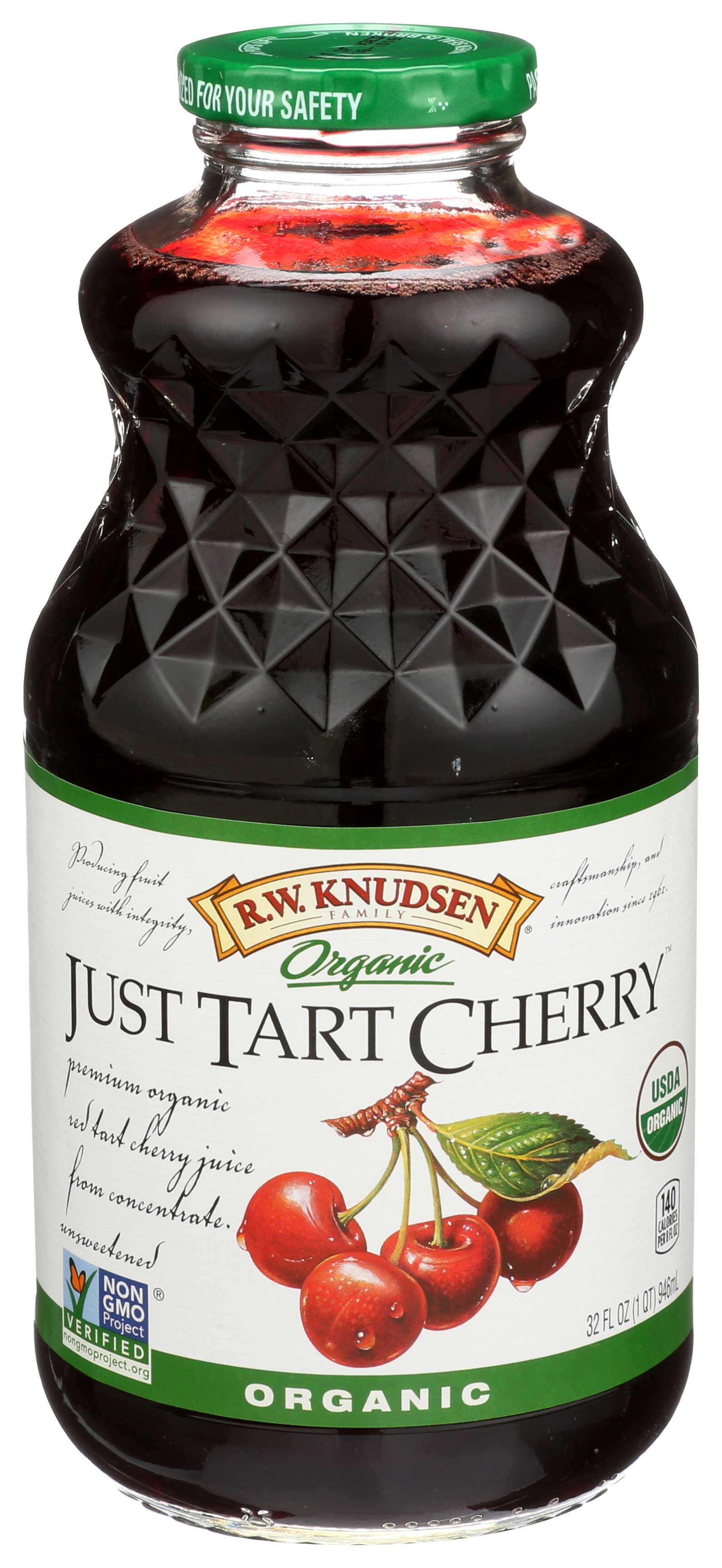 R.W. Knudsen Organic Just Tart Cherry Juice Case | FoodServiceDirect