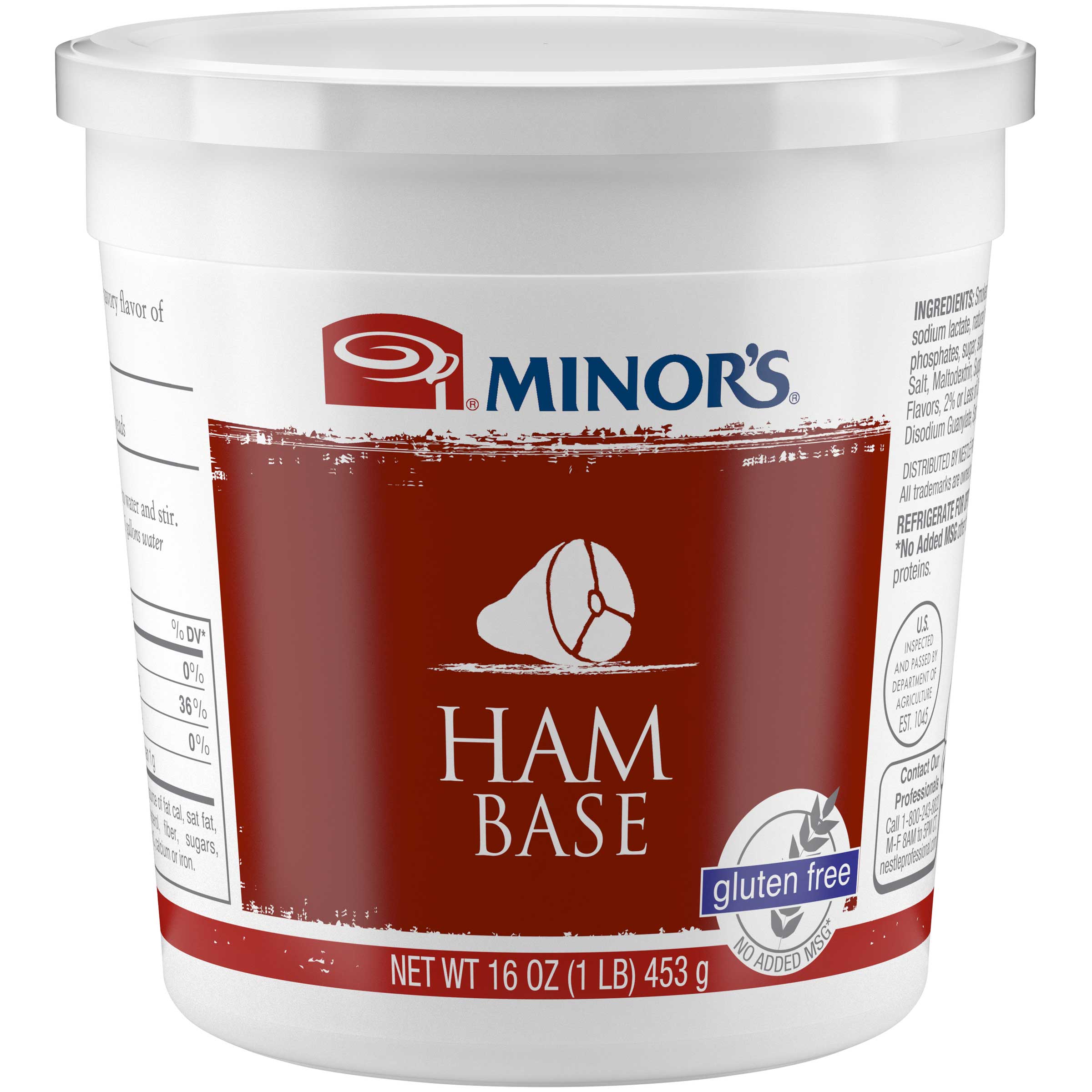 Nestle Minors No Added MSG Ham Base, 1 Pound -- 6 per case ...
