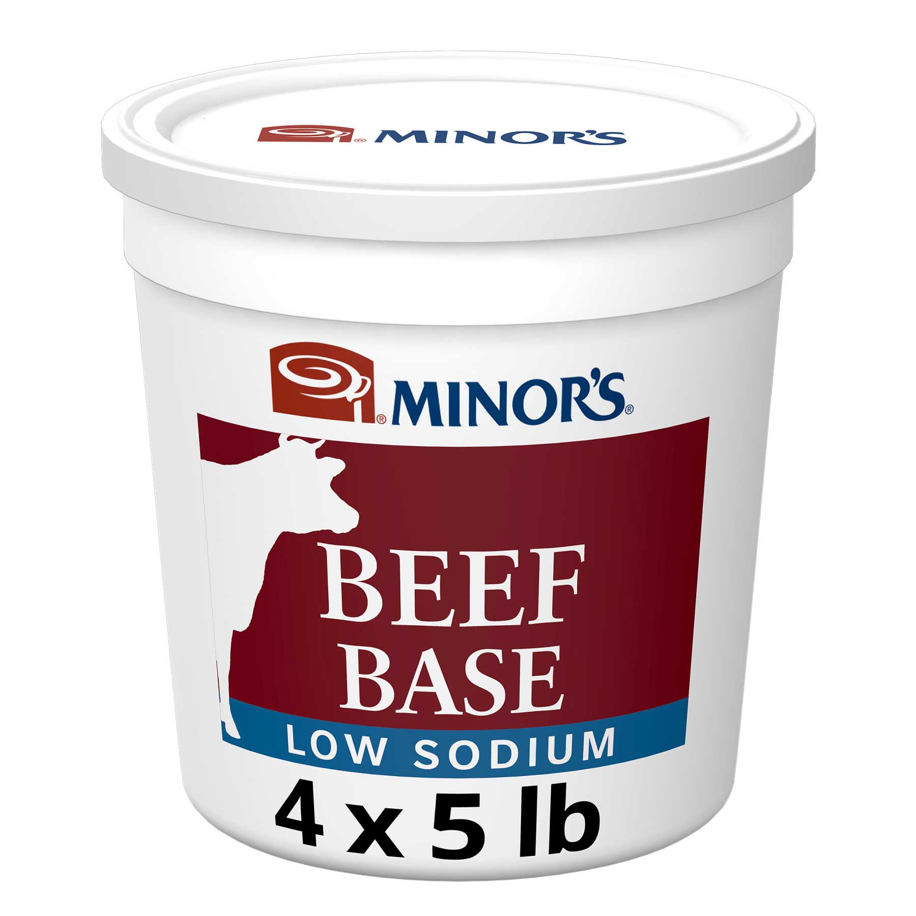 Nestle Minors Low Sodium No Added MSG Beef Base, 5 Pound -- 4 per case.