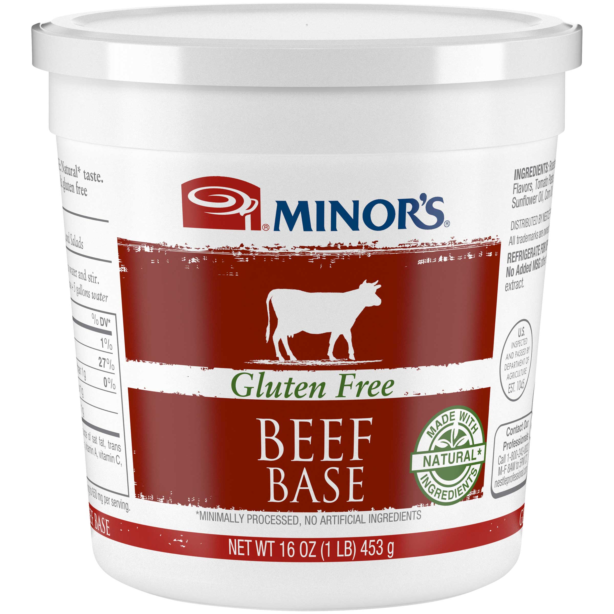 Nestle Minors All Natural Beef Base Case | FoodServiceDirect