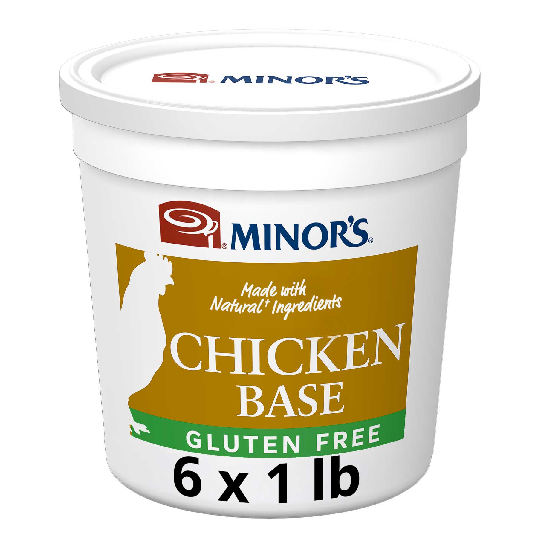 Minor's Gluten Free Chicken Base made with Natural Ingredients, 1 Pound ...
