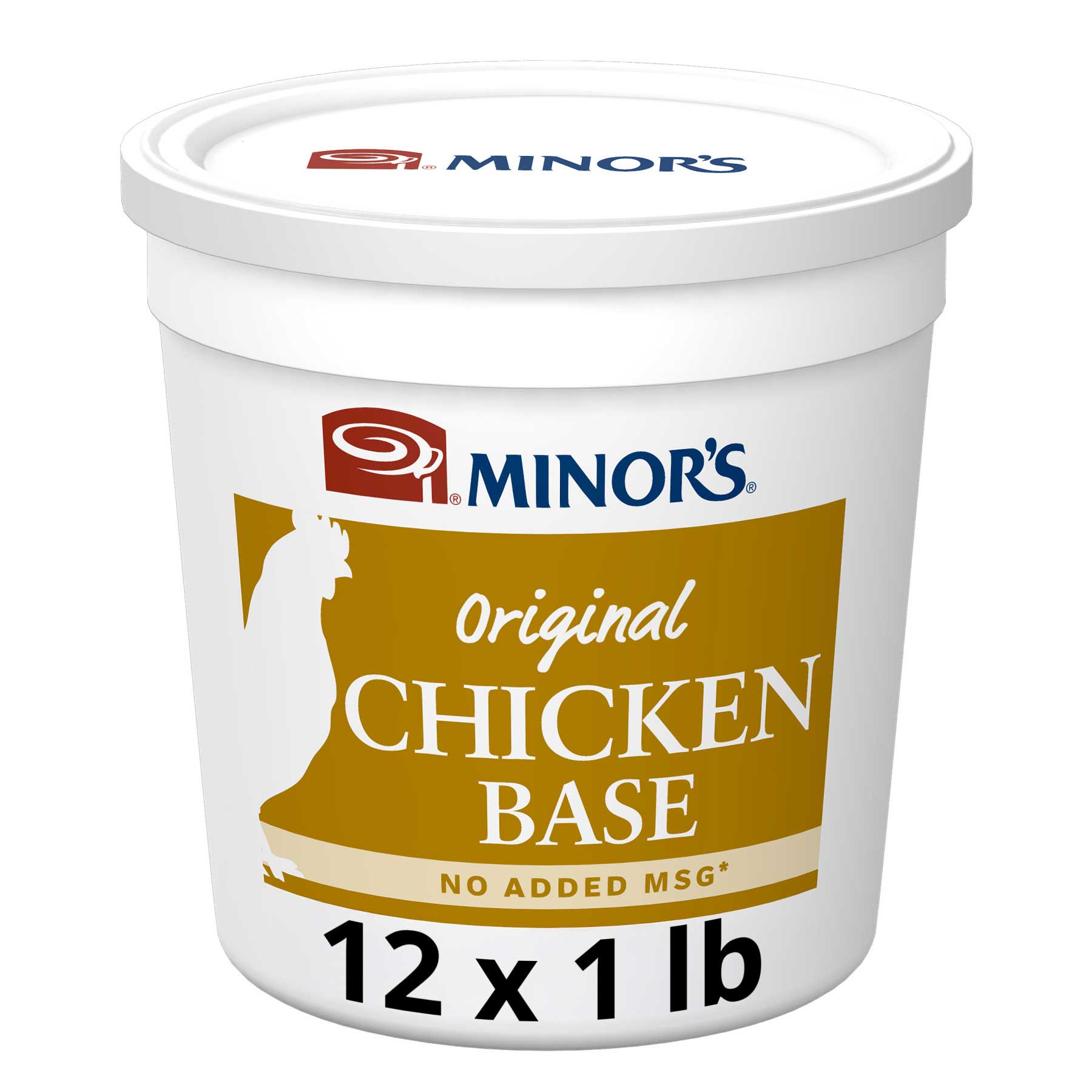 Nestle Minors No Added MSG Chicken Base, 1 Pound -- 12 per case.