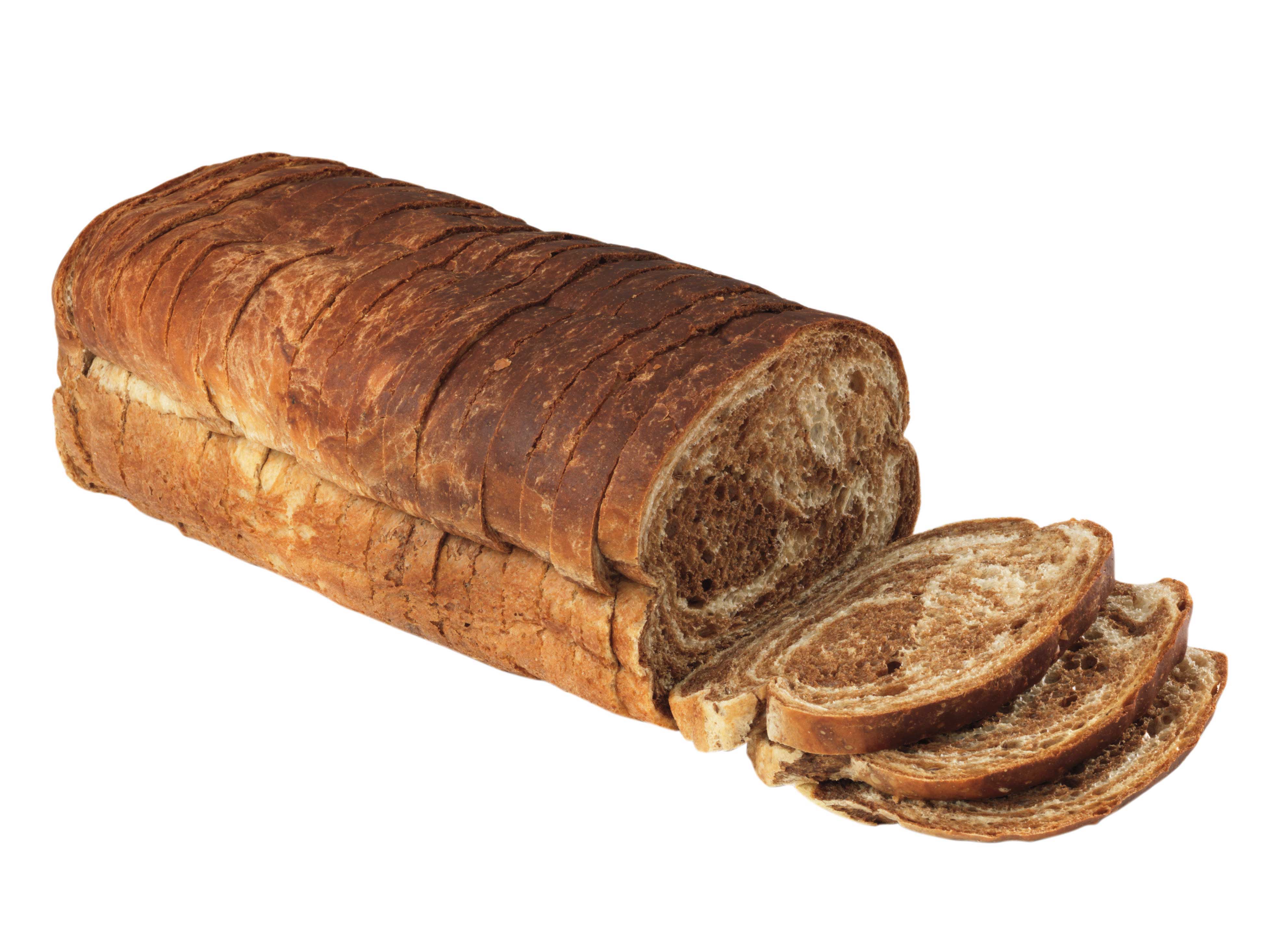 European Bakers 1/2 inch Sliced Marble Eye Swirl Bread -- 8 per case ...