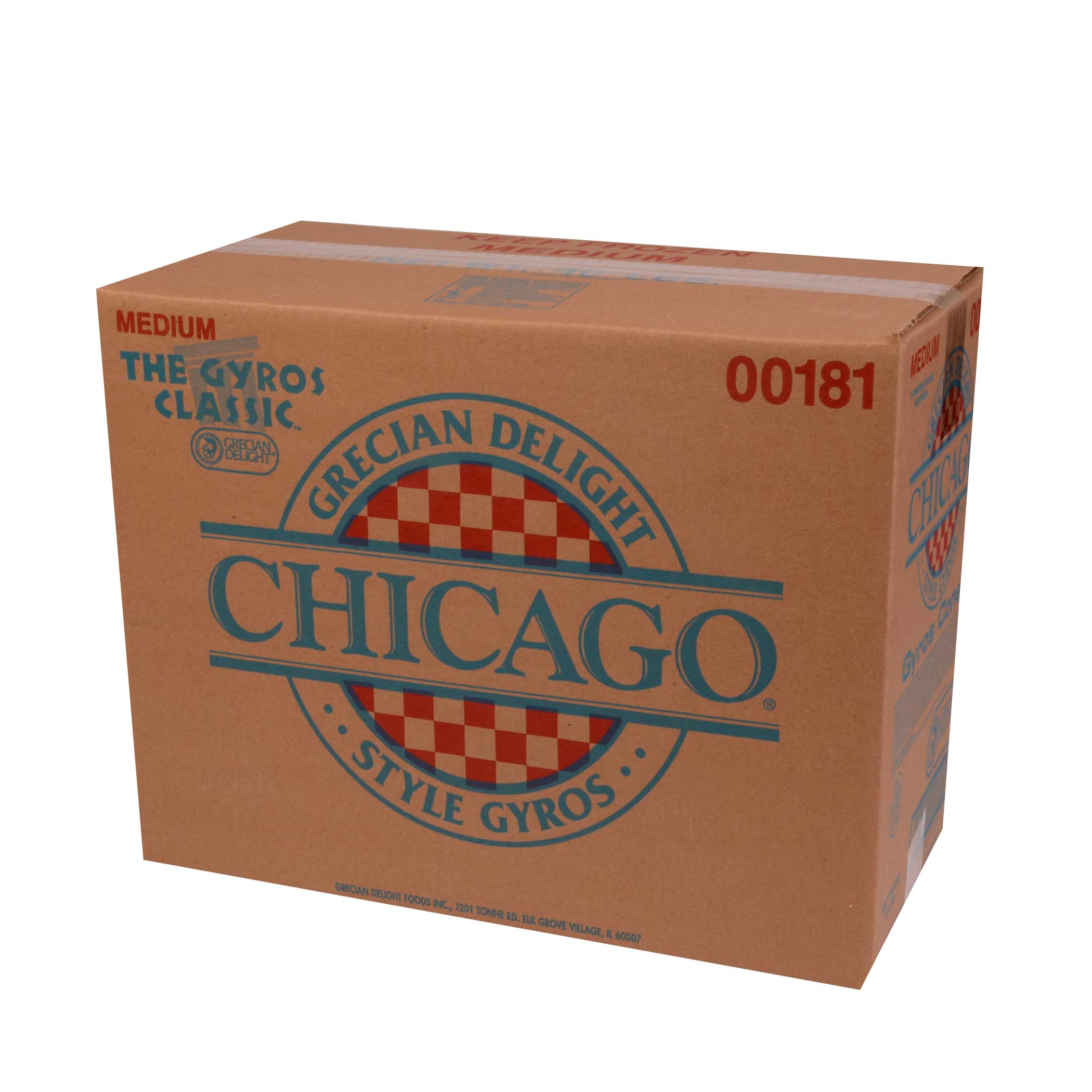 Grecian Delight Chicago Style Medium Gyro Cones Case | FoodServiceDirect