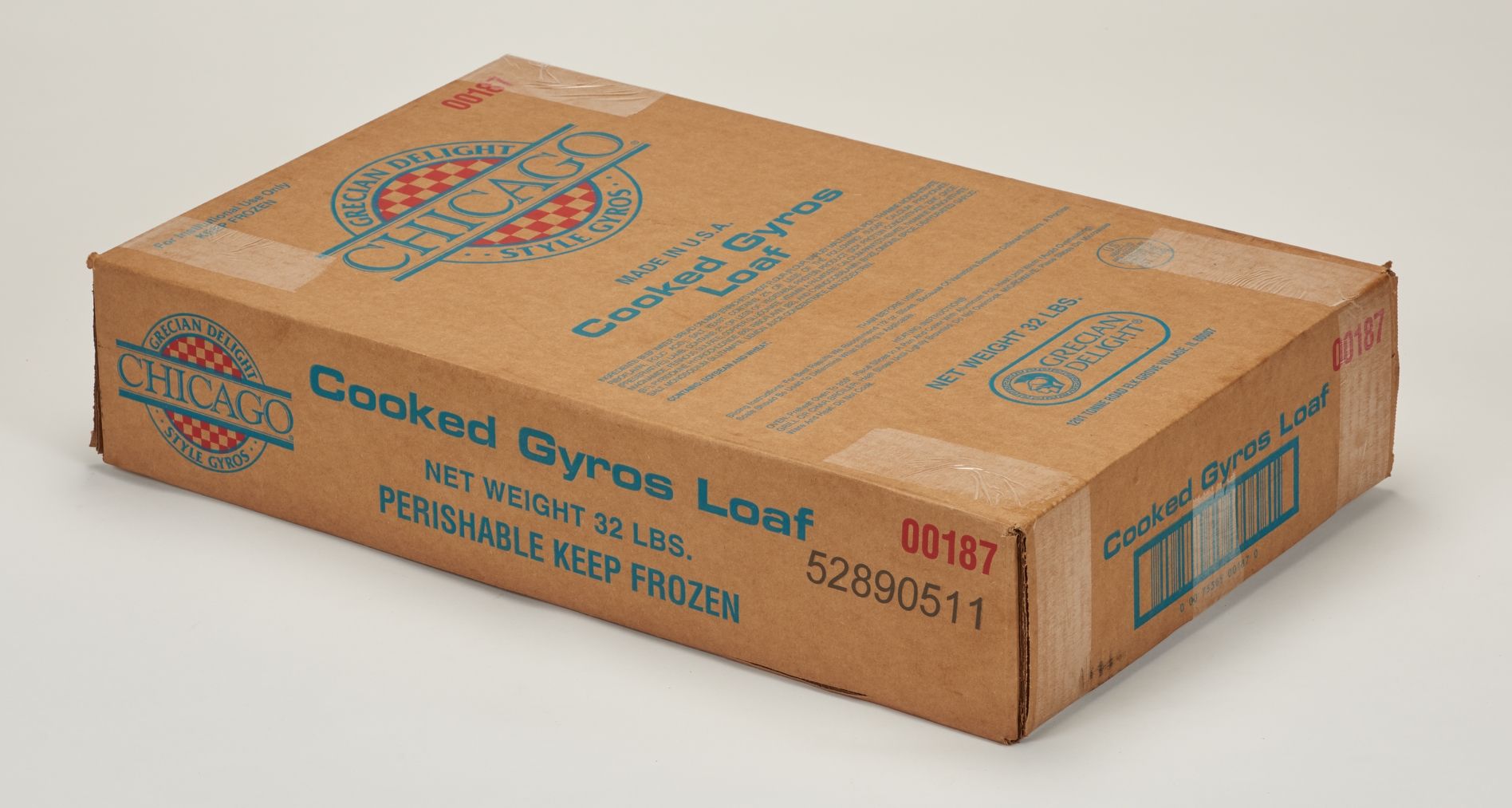 Grecian Delight Chicago Style Gyro Meat Loaf, 5.3 Pound -- 6 per case.