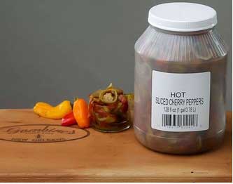 Gambinos Hot Sliced Cherry Pepper -- 2 per case | FoodServiceDirect.com ...