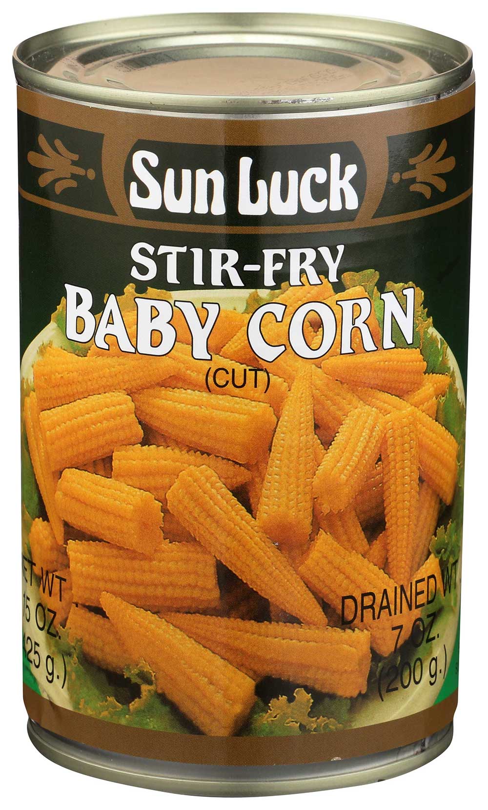 Sun Luck Stir Fry Baby Corn, 15 Ounce -- 6 per case