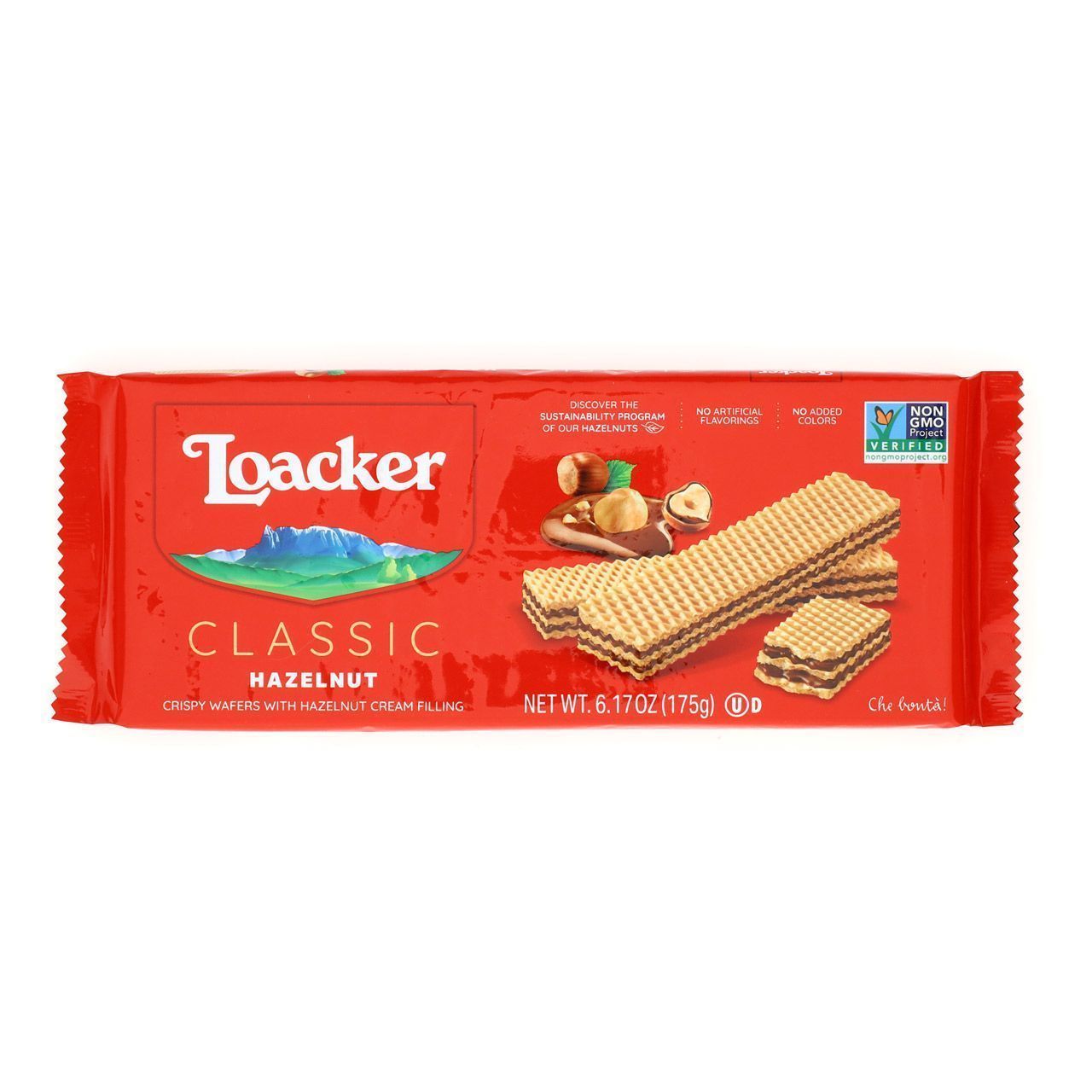 Loacker Classic Hazelnut Wafer Cookies, 6.17 Ounce -- 96 per case
