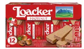 Loacker Classic Assorted Wafer - Display -- 72 per case