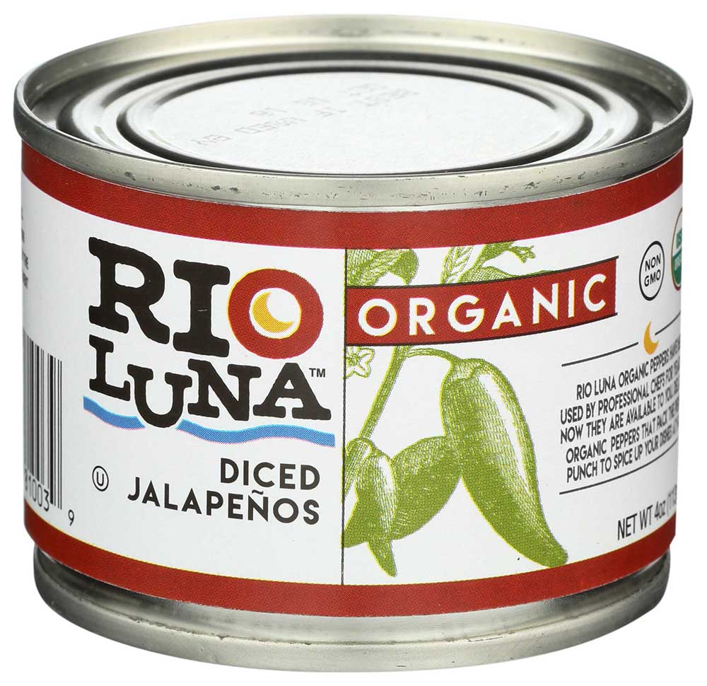 Rio Luna Organic Diced Jalapeno Pepper Case | FoodServiceDirect