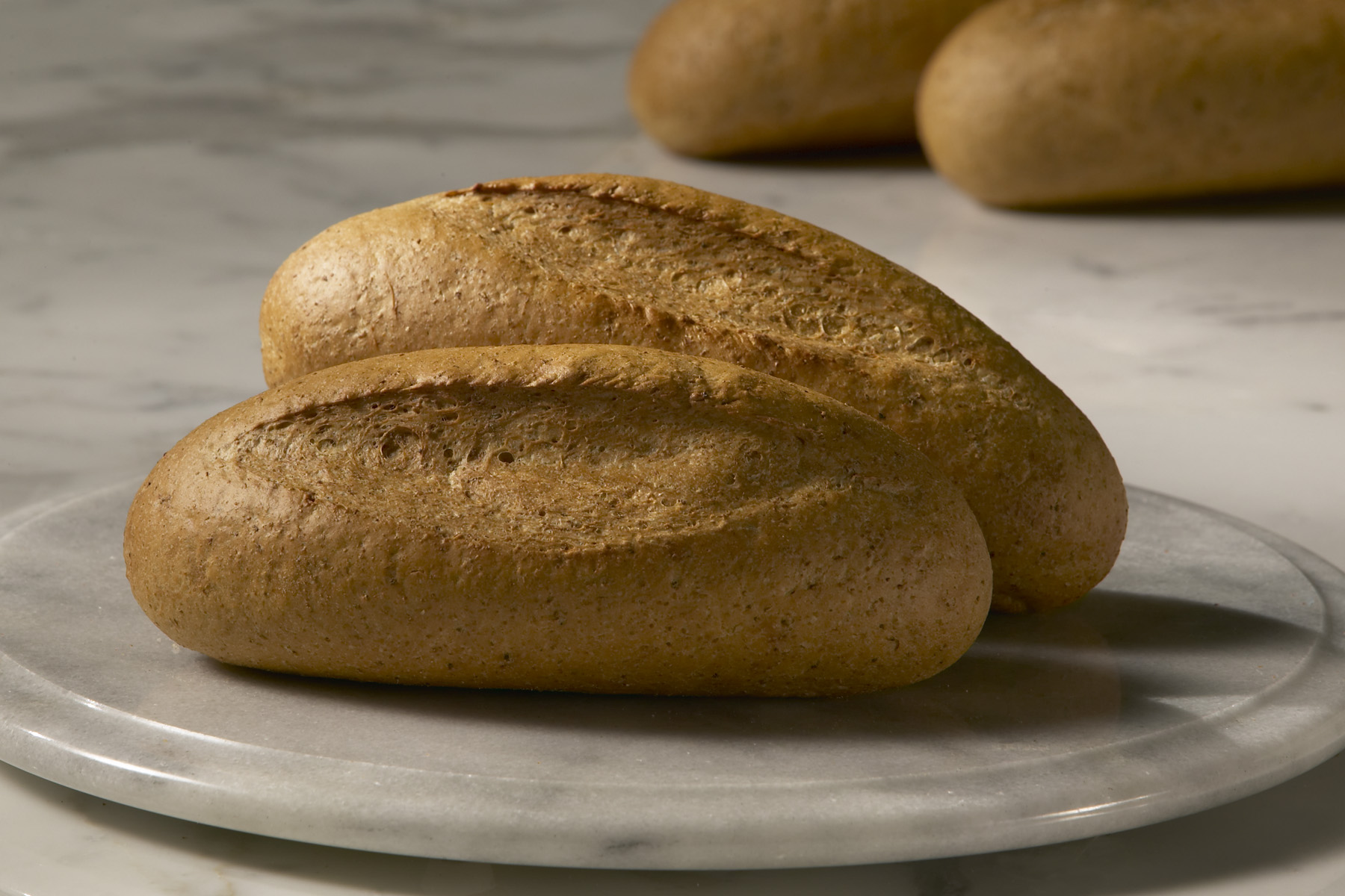 Gonnella Wheat Large Sub Roll Dough, 4.5 Ounce -- 90 per case.