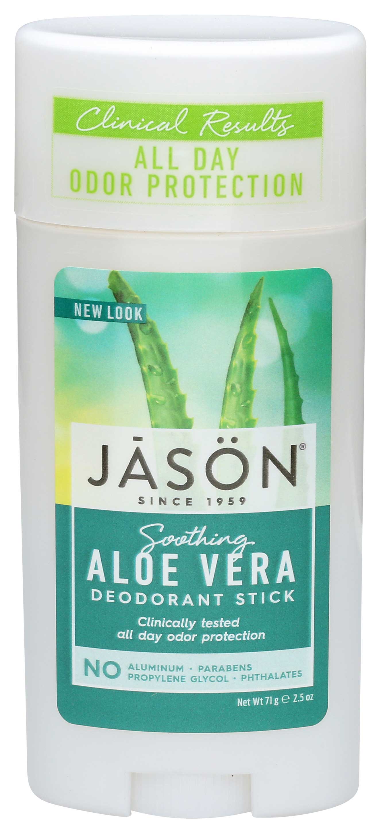 Jason Soothing Aloe Vera Deodorant Stick, 2.5 Ounce