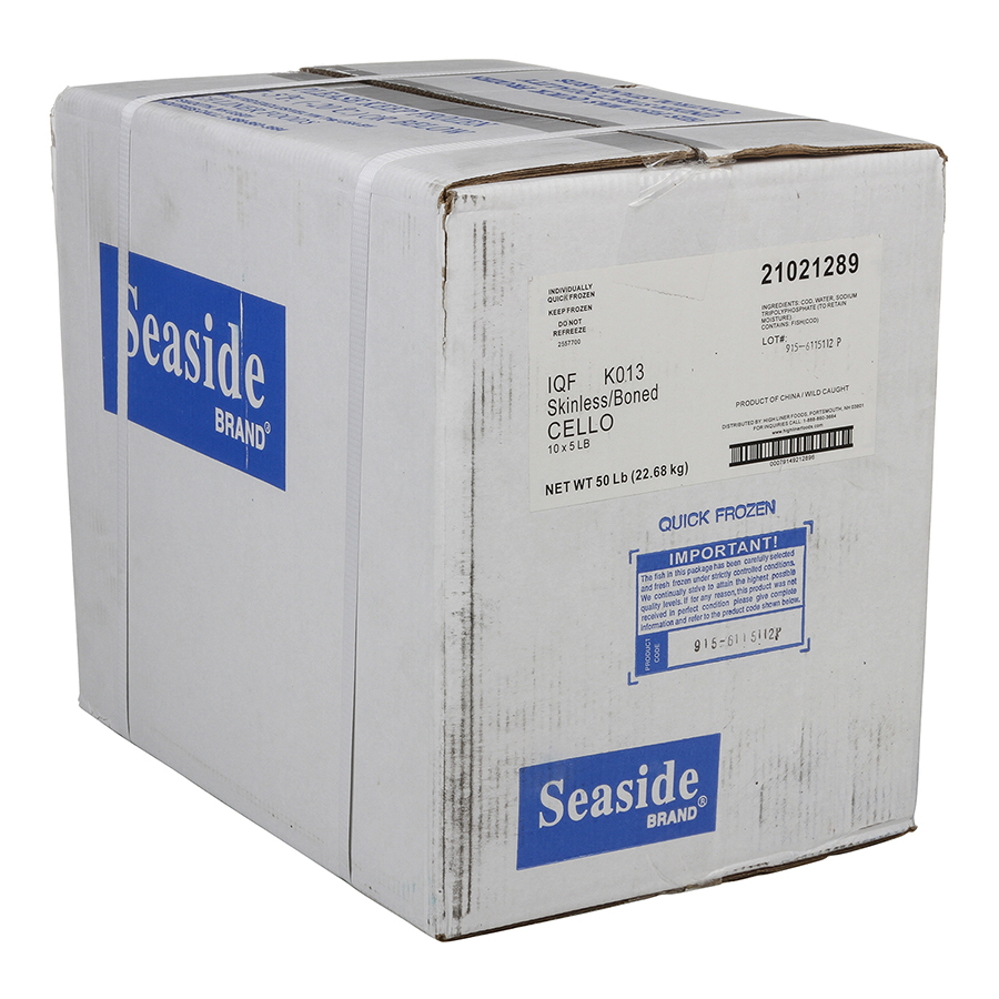 High Liner Foods Seaside Pacific Cod Fillets Case | FoodServiceDirect
